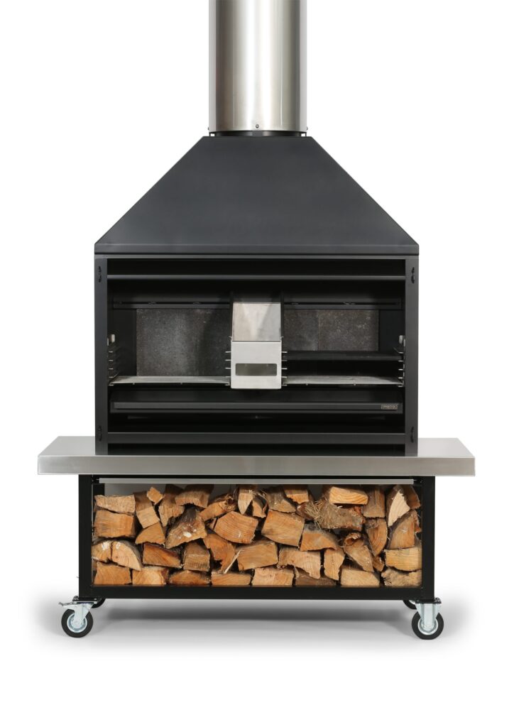 Metro Fires Outdoor 1200 Braai - F/S Fire, Trolley & Flue (4 items ...
